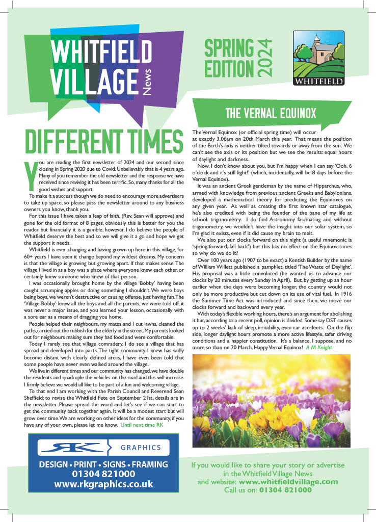 Whitfield Village News – For all your Village News